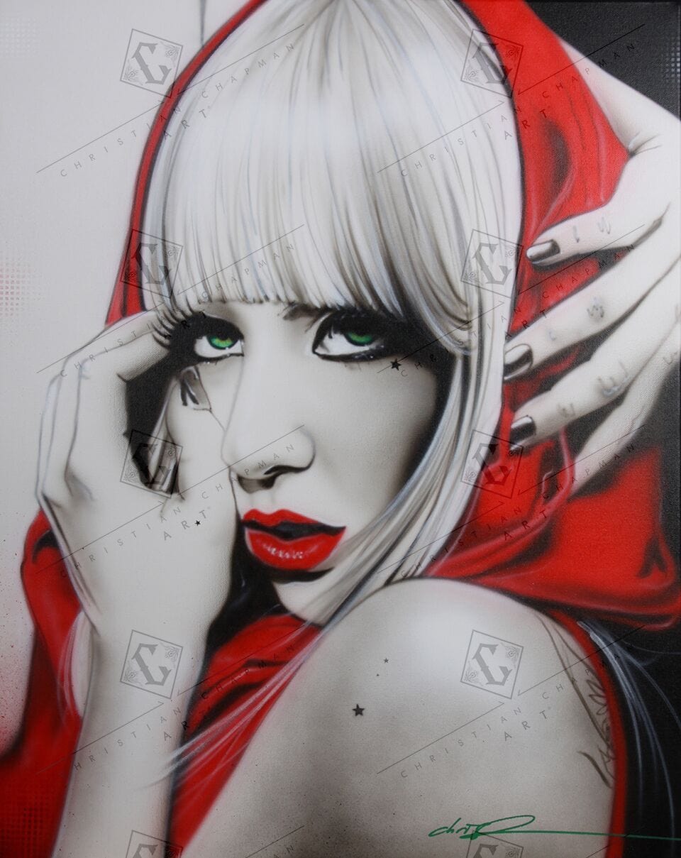 Original Lady GaGa Portraits – Christian Chapman Art