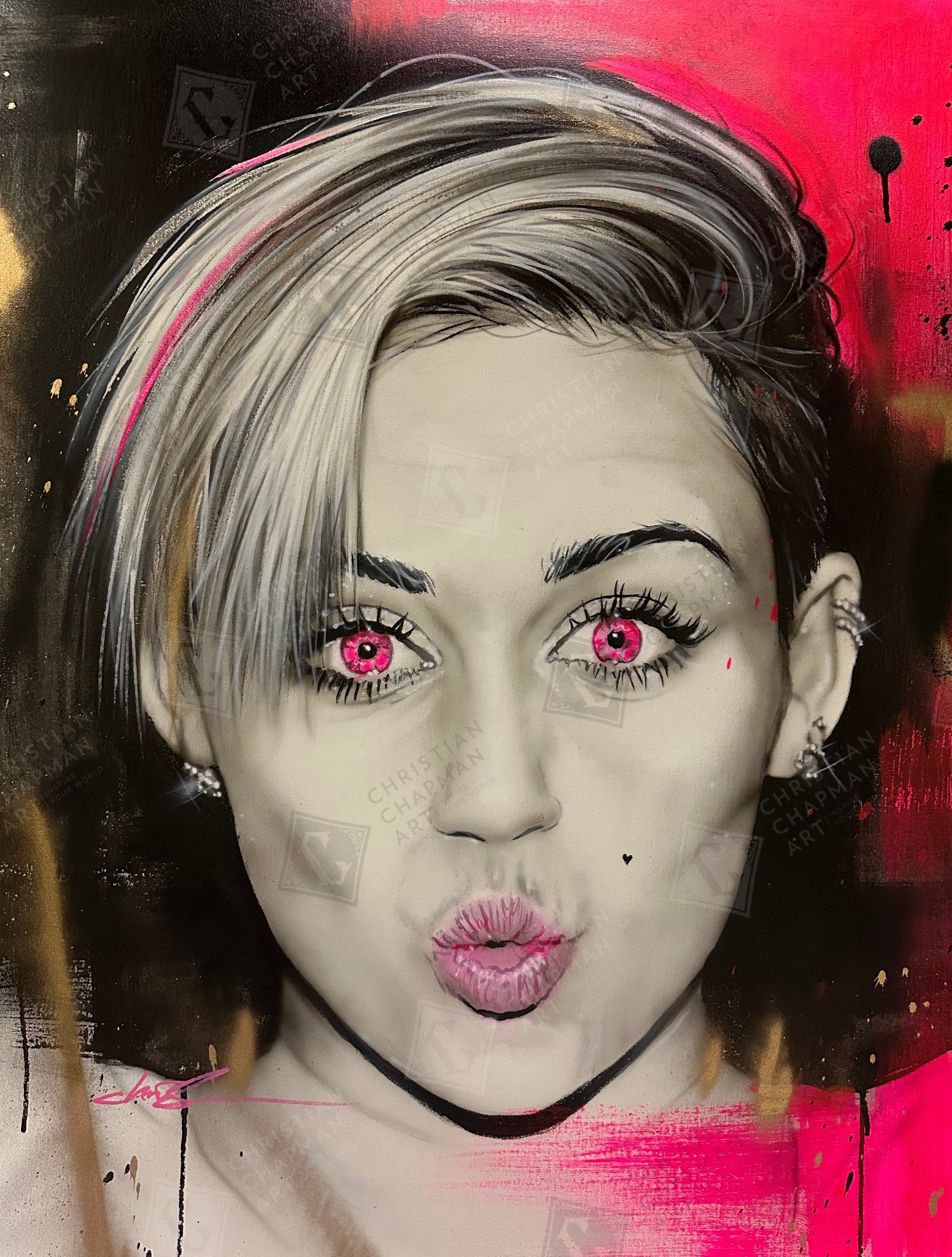 Miley Cyrus | Christian Chapman Art
