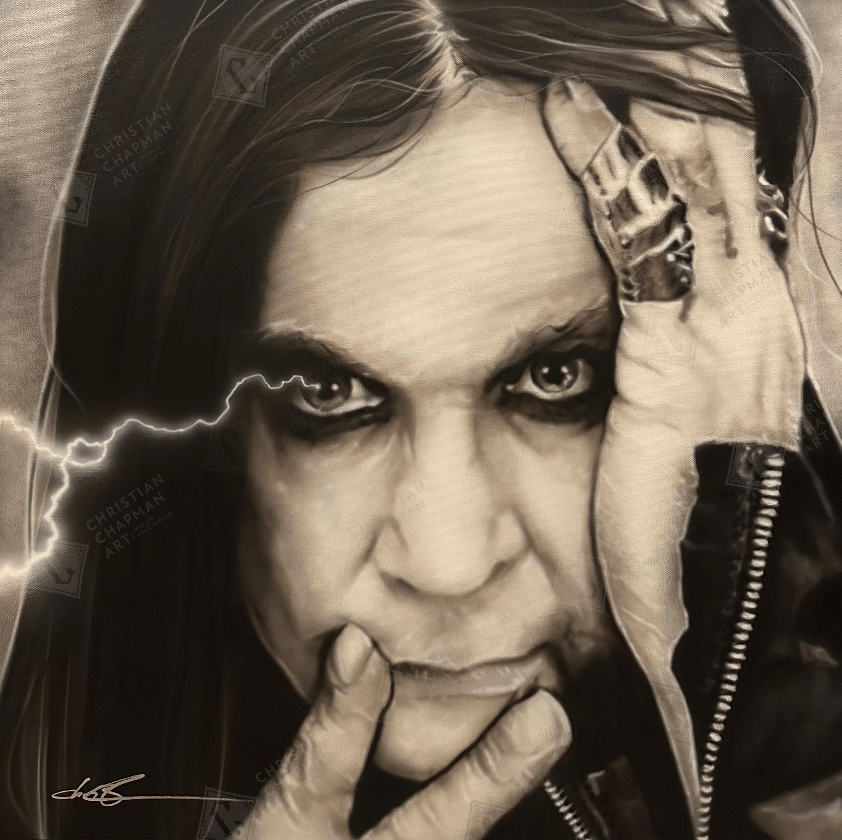 'Electric Osbourne' | Christian Chapman Art