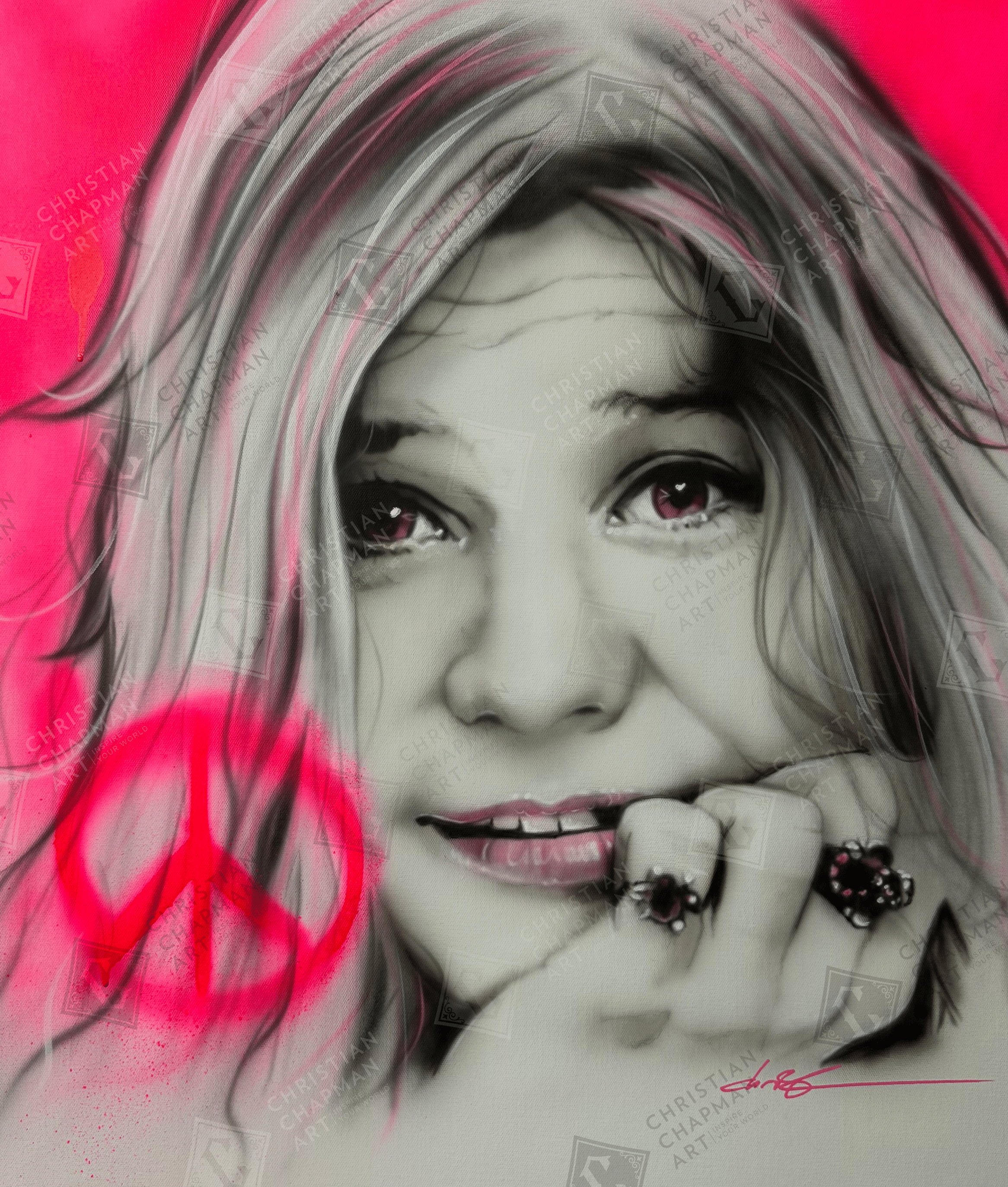 'Janis in Psychedelia' | Christian Chapman Art